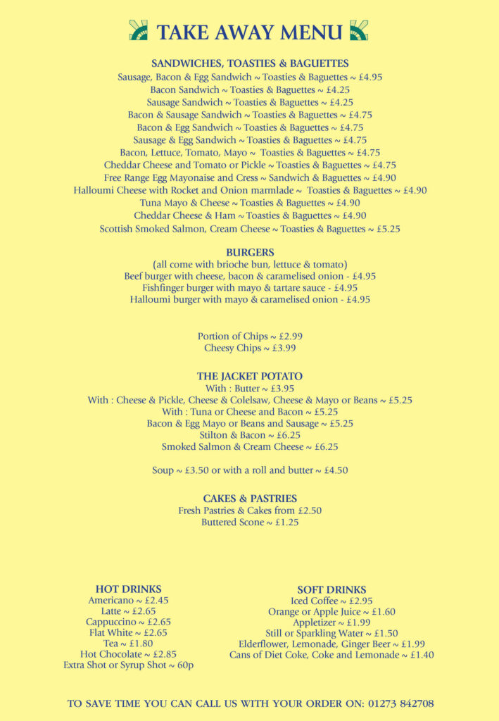 Menu - The Nutmeg Tree